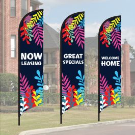 Luminous Leaves Windless Wave Flags Kits - Great American Property
